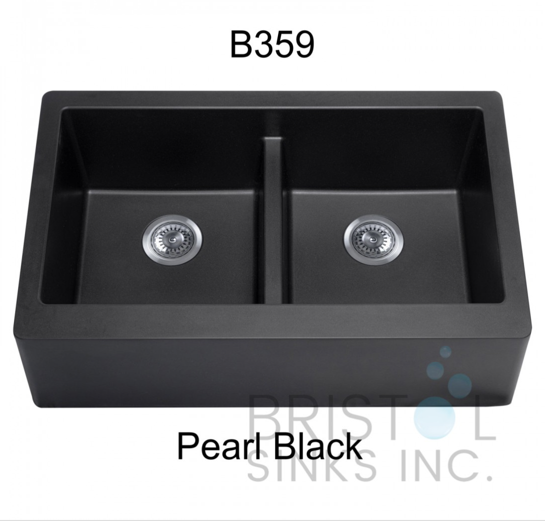 VIRTUO GRANITE FARMHOUSE/APRON DOUBLE BOWL KITCHEN SINK - Titley ...