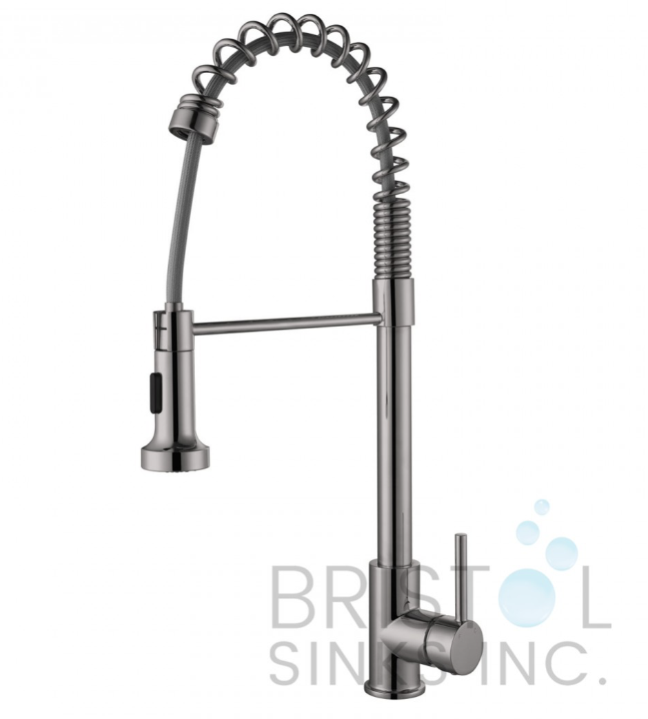 CURILLO KITCHEN FAUCET - PULLDOWN - BRUSHED NICKEL - Titley Construction